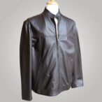 Brown Leather Jacket: Effortless Sophistication (Scott 103)
