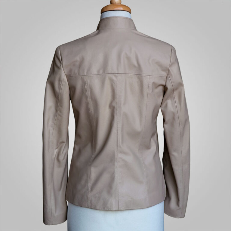 Cream Leather Jacket Perfection: A Classic for All Seasons