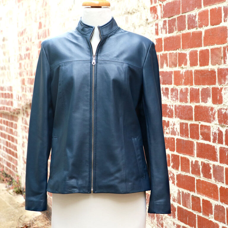 Navy Leather Jacket: Timeless Style & Effortless Versatility